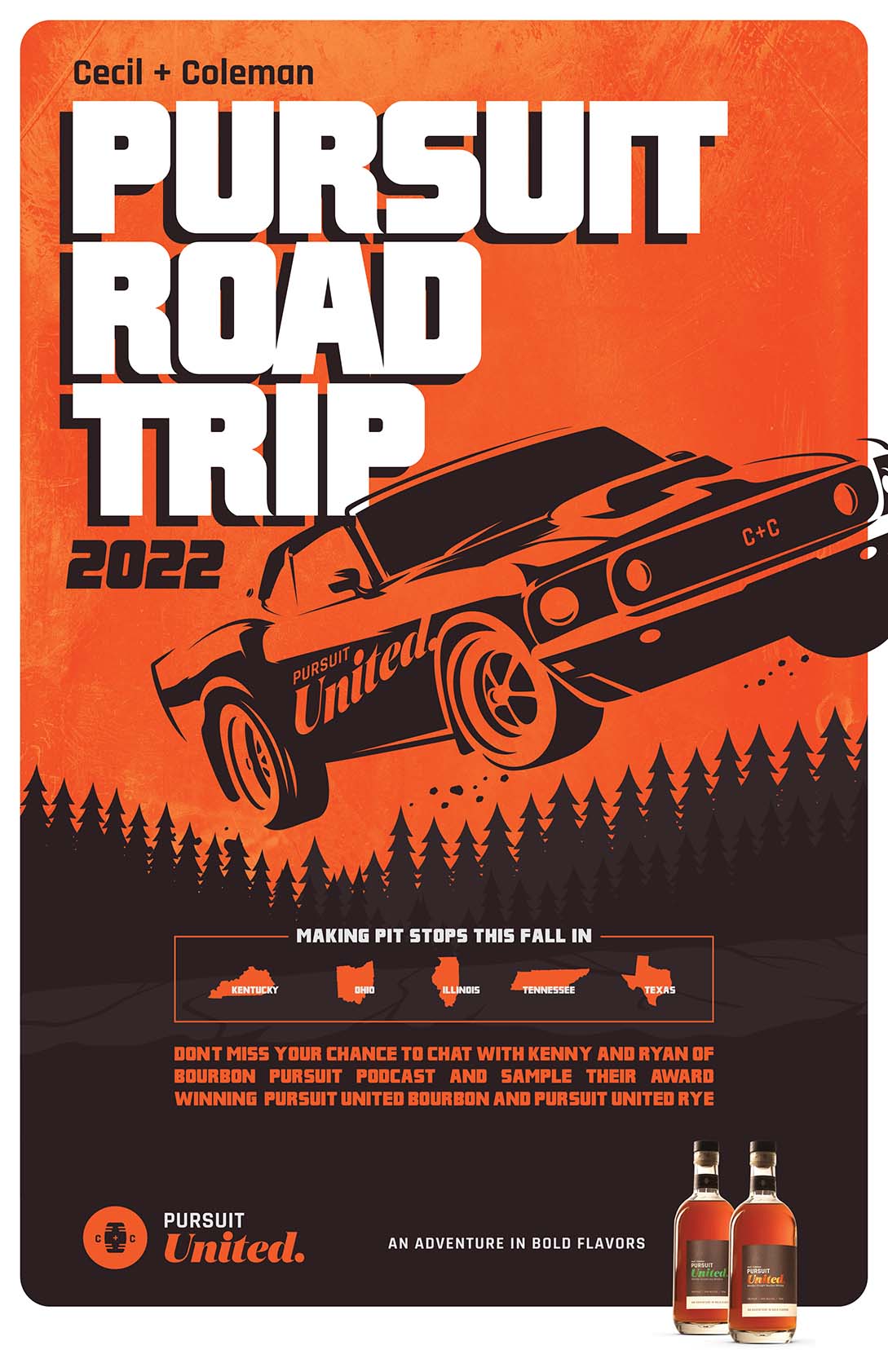 Pursuit Spirits announces a thirteen-city tour