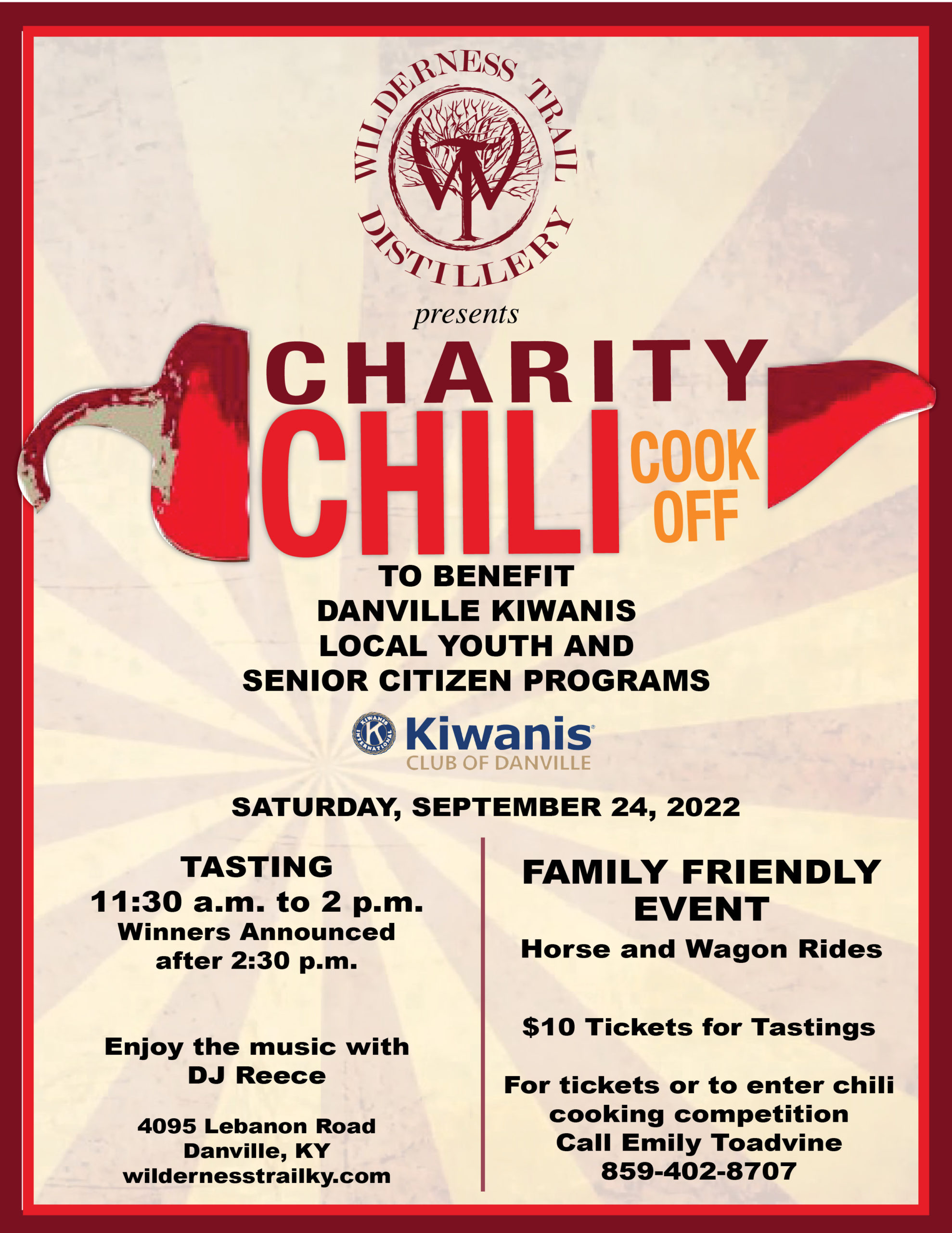 Sample Chili Cook Off Flyer