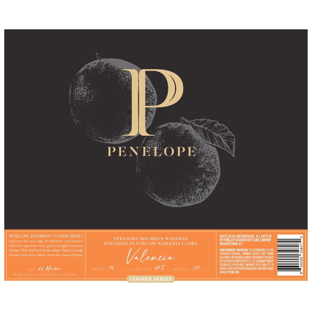 Limited release of Valencia Bourbon from Penelope
