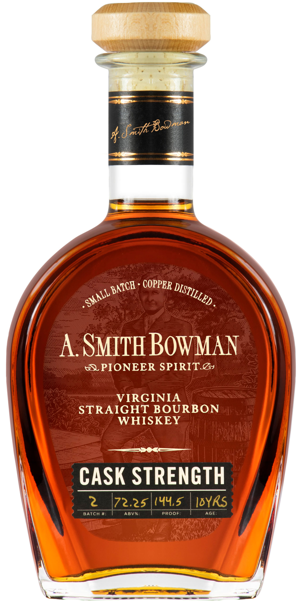 Annual cask strength bourbon release from A. Smith Bowman