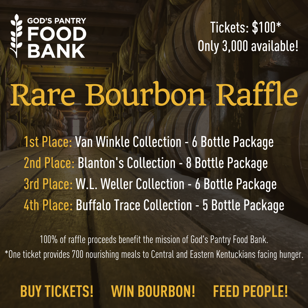 Tickets are on sale now for the Rare Bourbon Raffle benefitting God’s ...