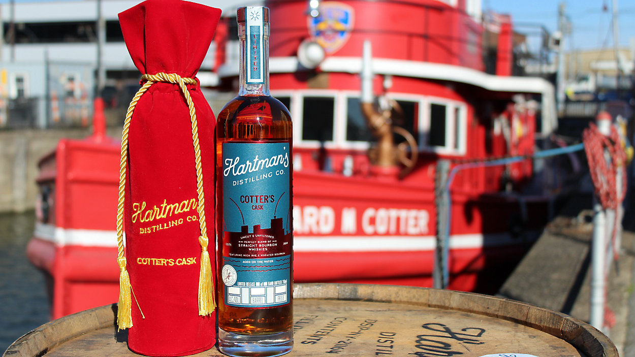 Hartman's Distilling releases bourbon aged aboard a fireboat