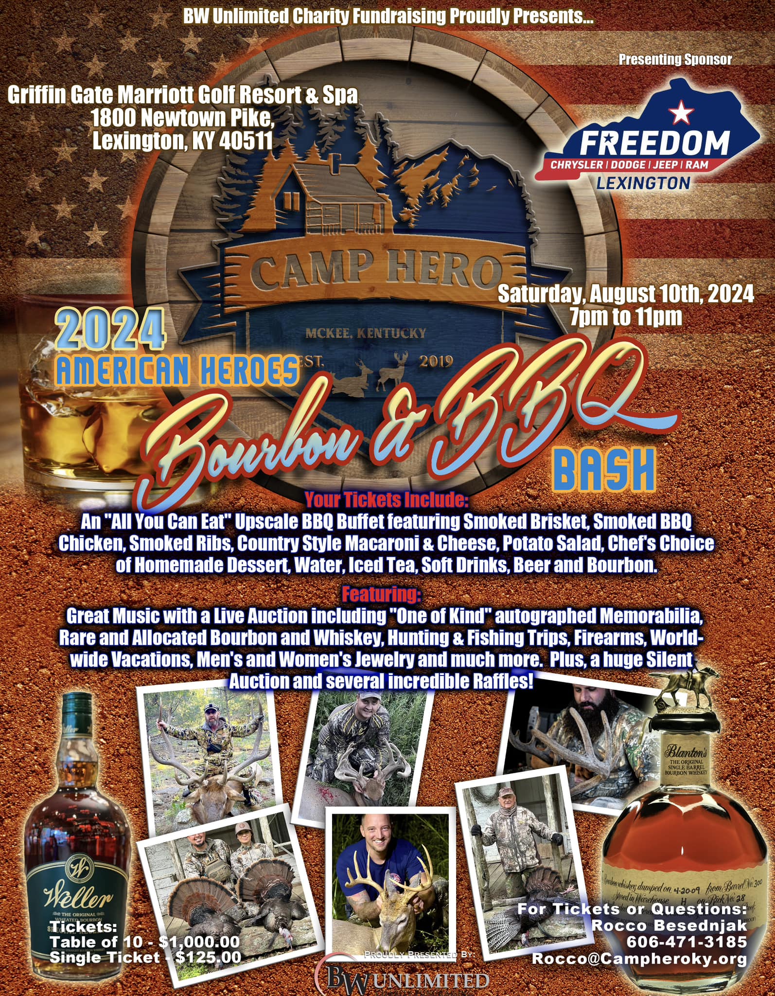 Camp Hero Kentucky Announces 2024 Bourbon & BBQ Bash
