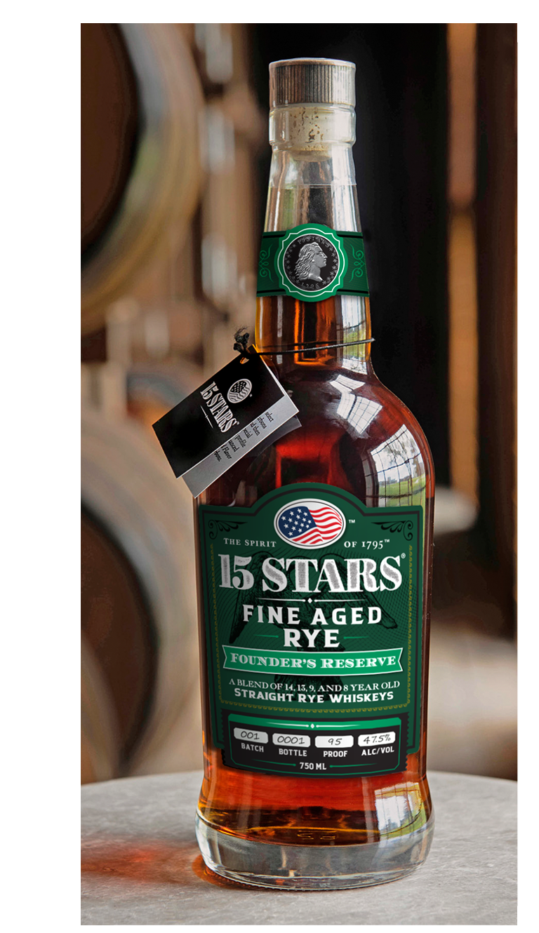 15 STARS unveils Founders Reserve Fine Aged Rye