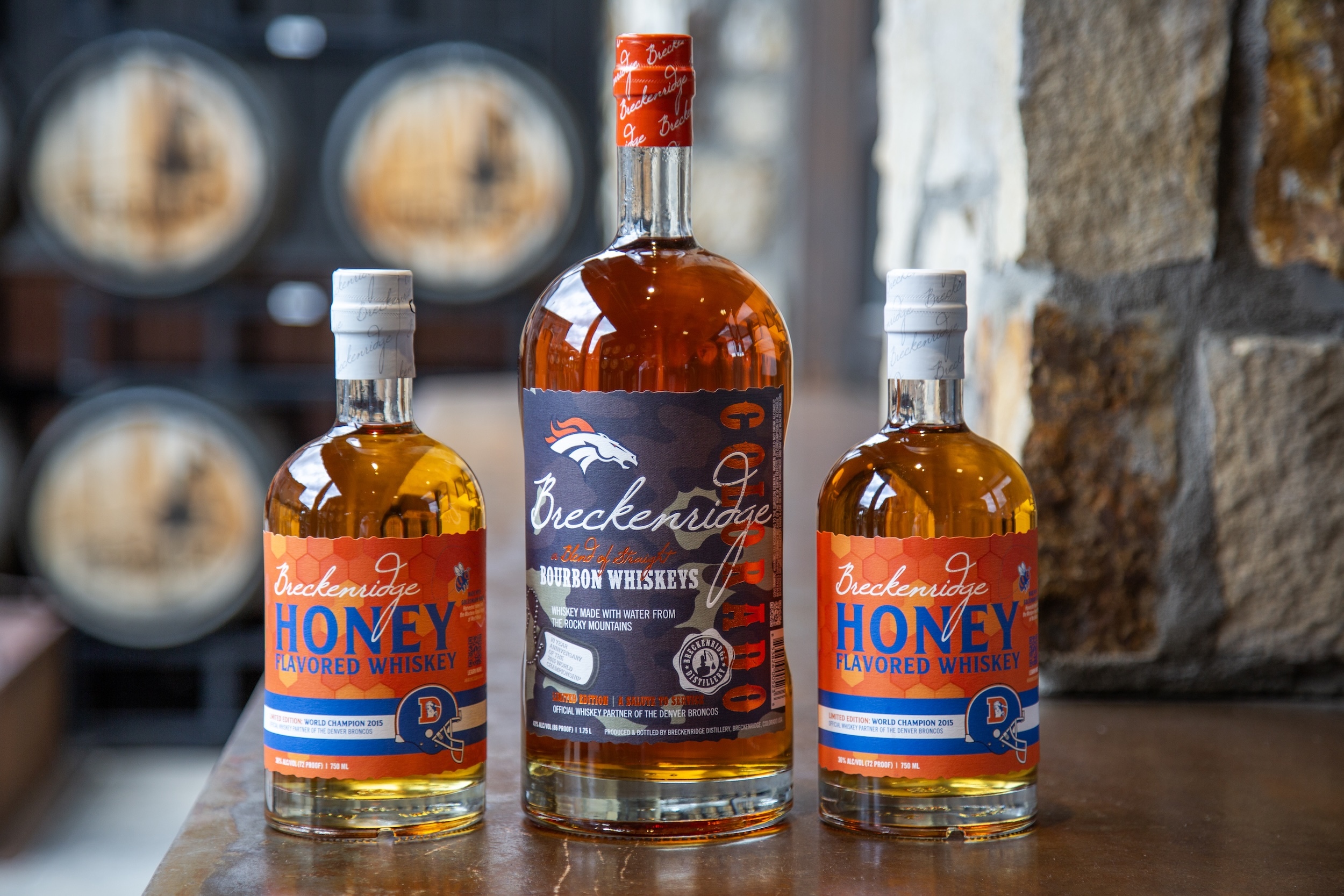 Denver Broncos limited edition spirits by Breckenridge Distillery
