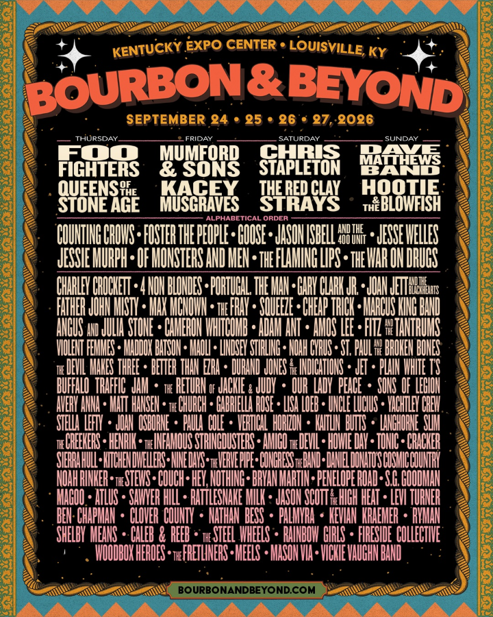 Bourbon & Beyond announces lineup for September 24-27